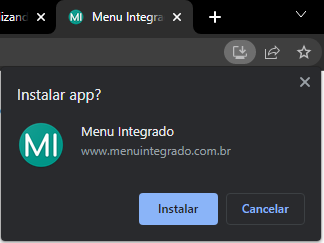 Como instalar o Menu Integrado como app? – Central de ajuda