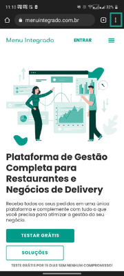 Como instalar o Menu Integrado como app? – Central de ajuda